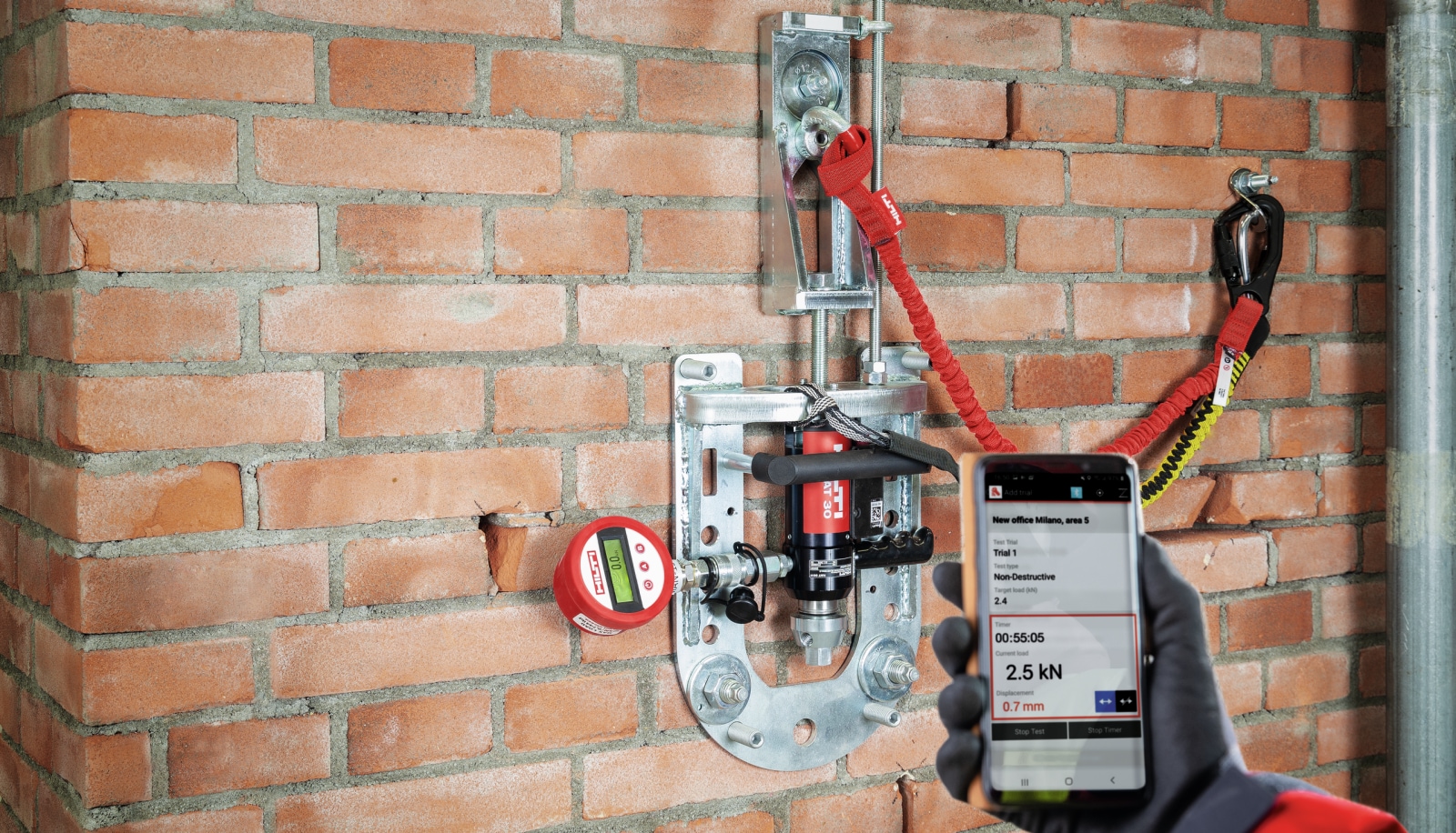 Limitations of on-site testing of anchors