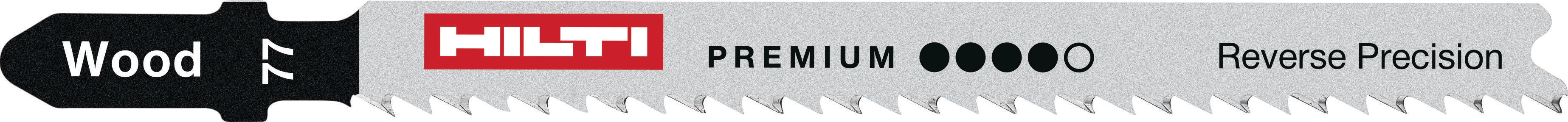 Jig saw blades for wood (reversed) - Saw blades - Hilti South Africa